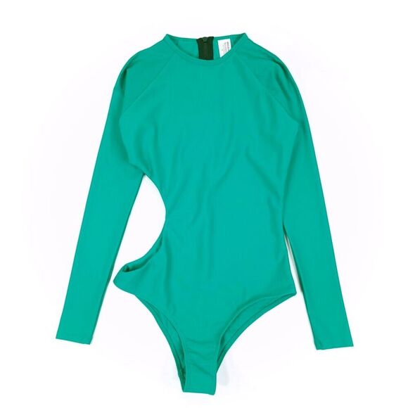 Miga Swimwear | Swim | New Miga Anna Long Sleeve Cut Out One Piece ...